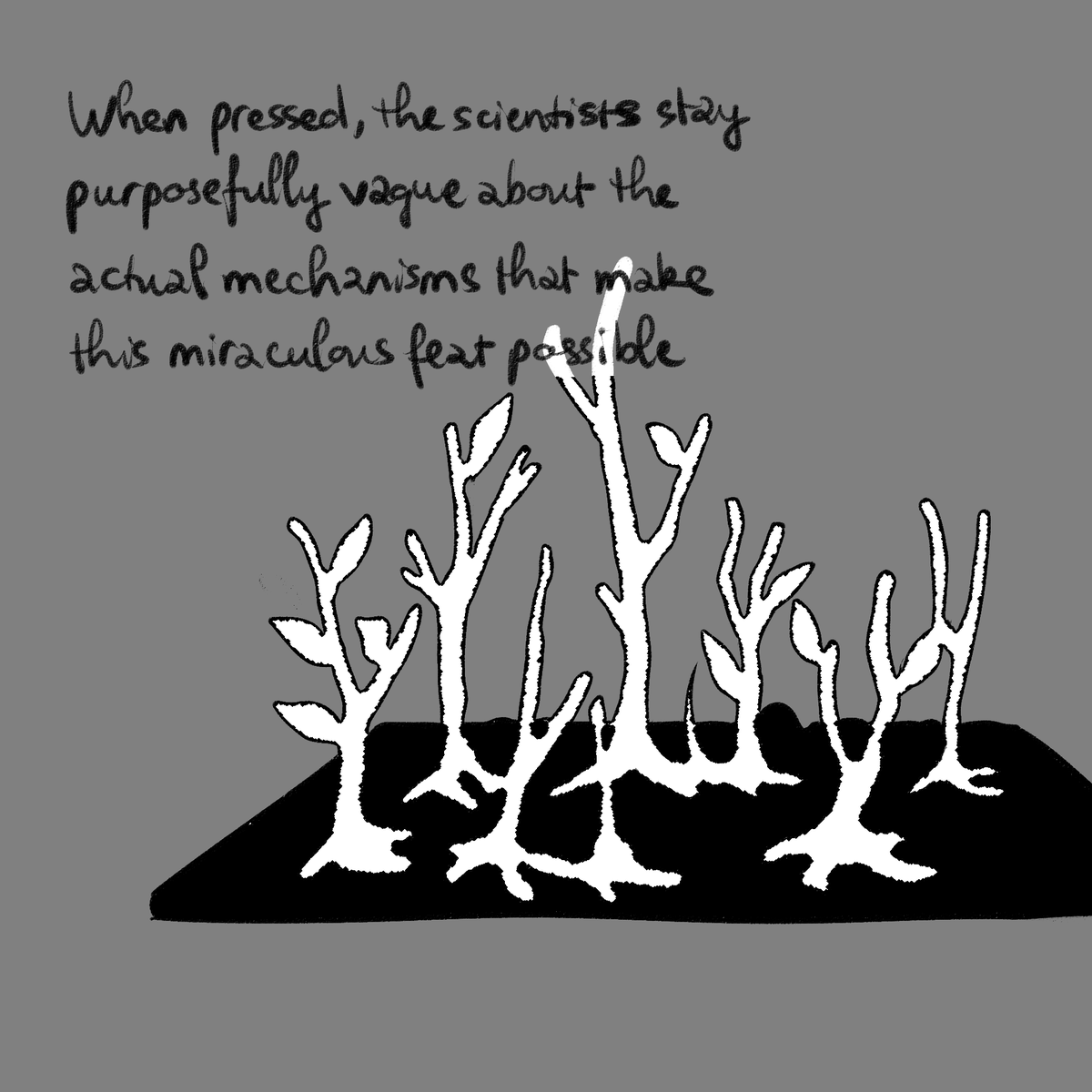 a movie in which scientists manufacture a species of plant life that ...