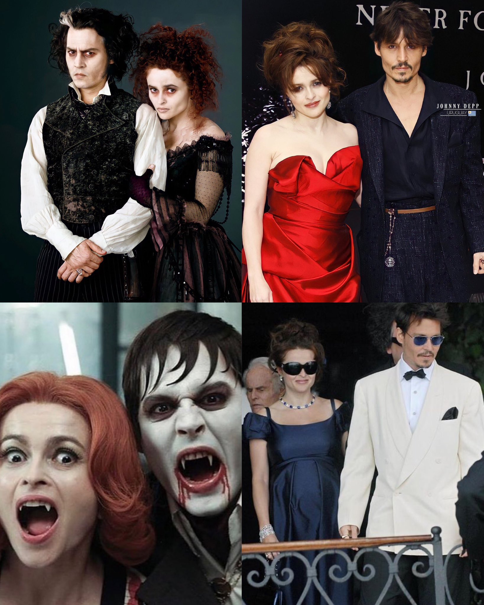 Helena Bonham Carter And Johnny Depp Look Alike