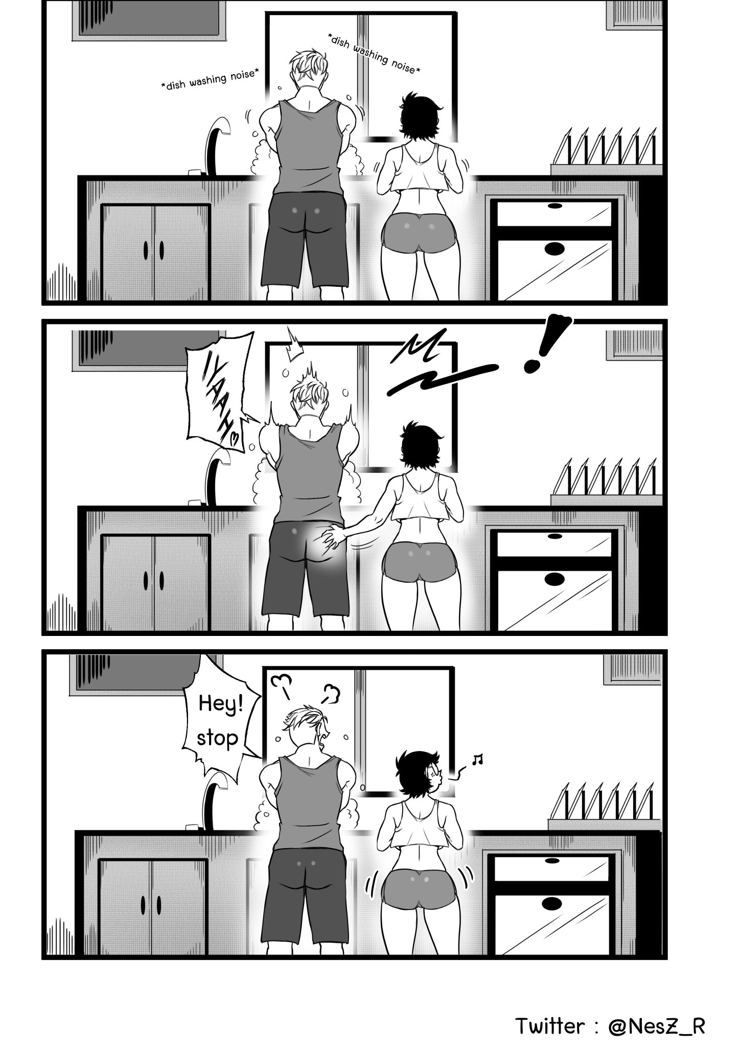 𝓝𝓮𝓼𝓩 🔞 🎉Commission Close🎉 on Twitter: "My tomboy GF sexually harassed me. https://t.co ...