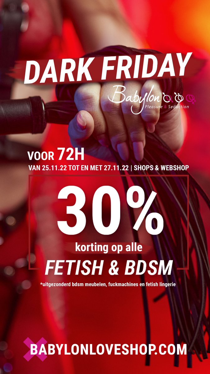 Miss Fetilicious on Twitter: "Today is the last day of the Black Friday sale of Babylon Loveshop ...