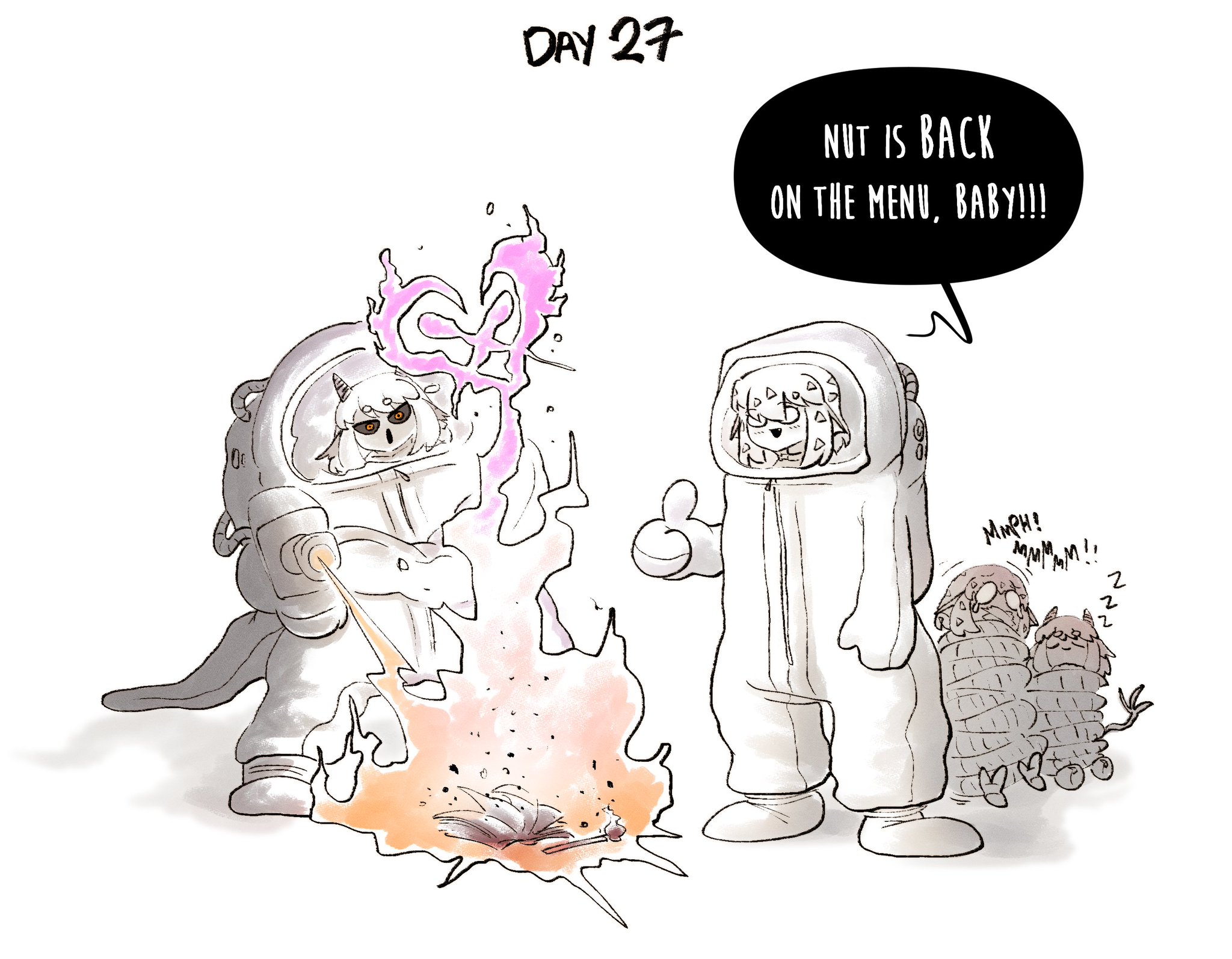Tempura Person Comms 1 5 🍤 🍥 On Twitter Napalm Nut November Day 27
