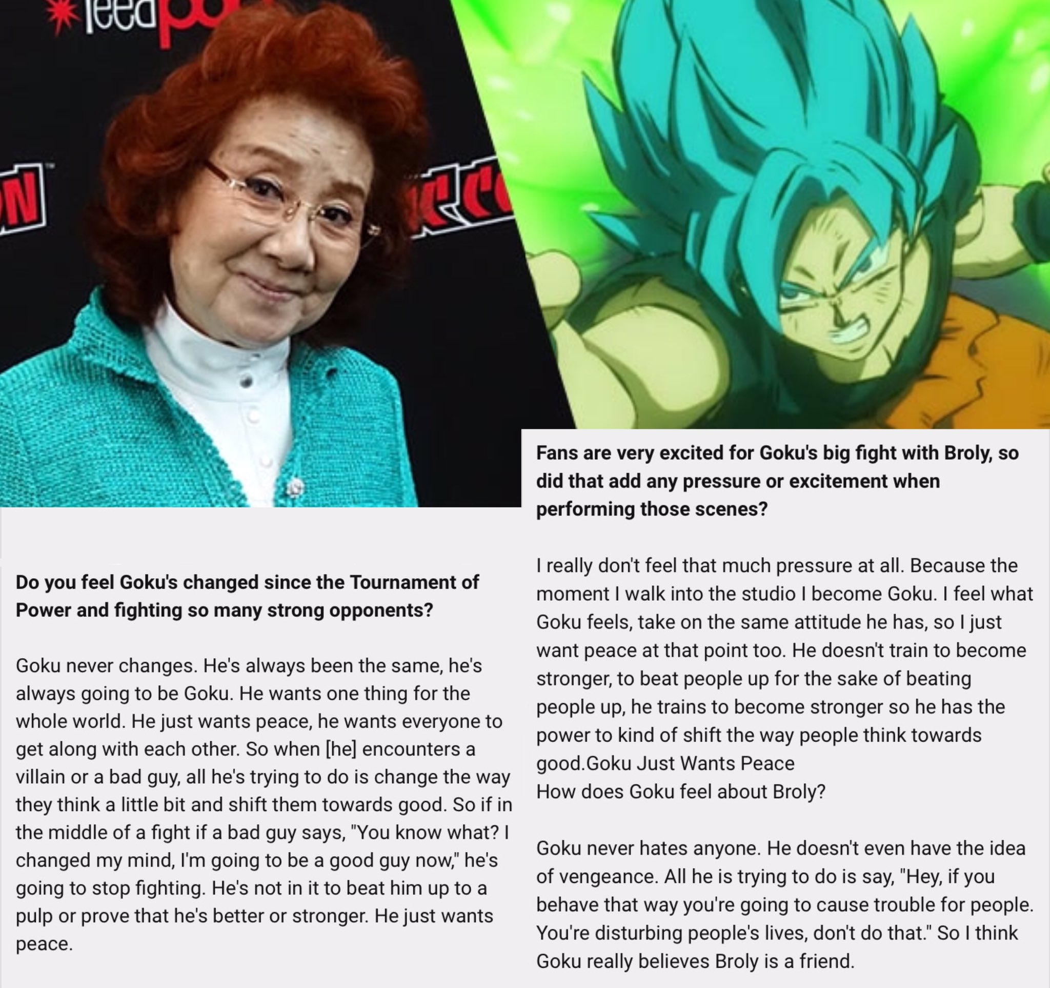 Goku Japanese Quotes People Here Are Saying A Lot Of Shit That's