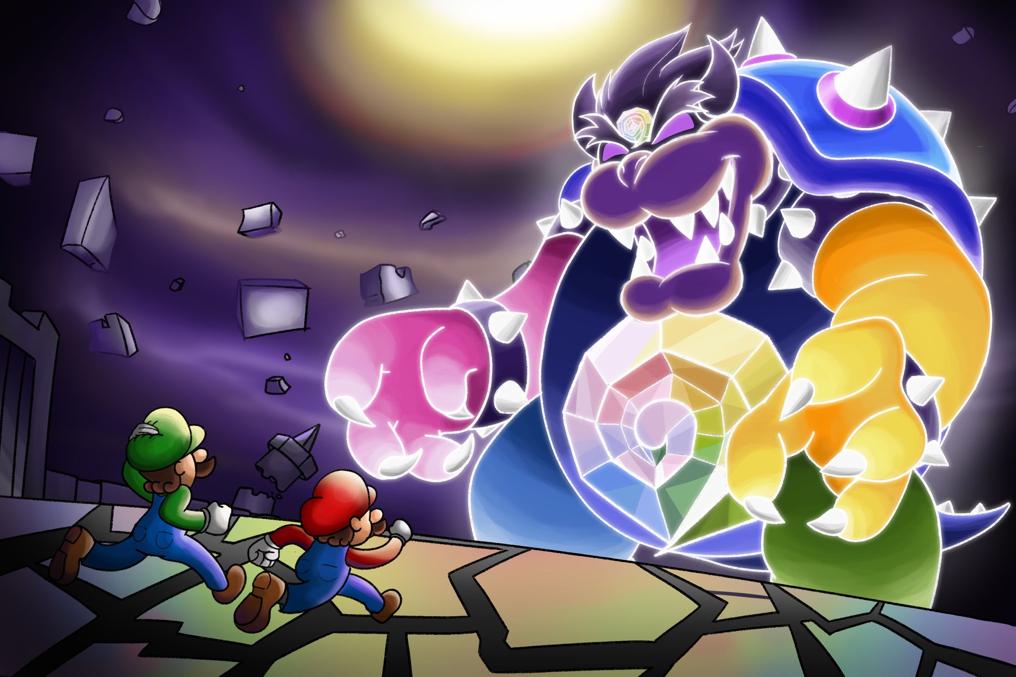 Mario And Luigi Dream Team Dreamy Bowser