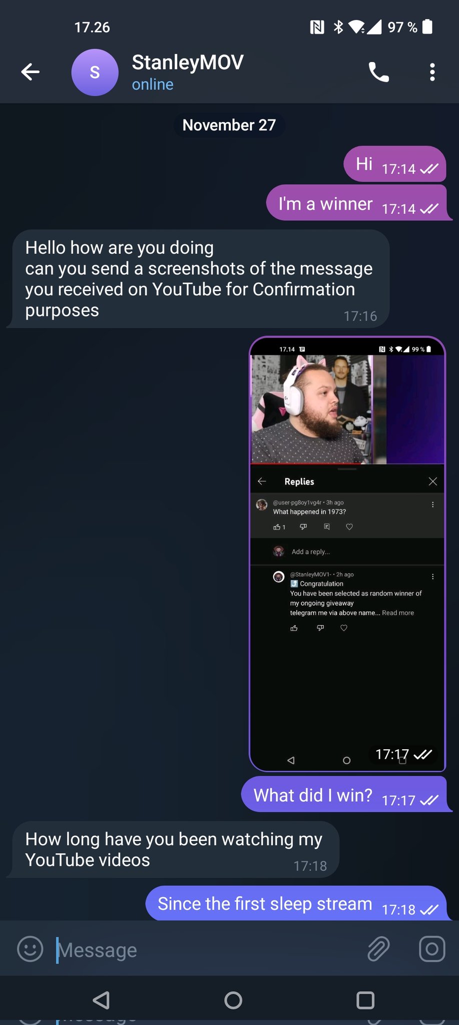 Funny Man Stan on Twitter: "He really wanted me to send him $1000 to stop the scam 💀💀💀 https://t ...