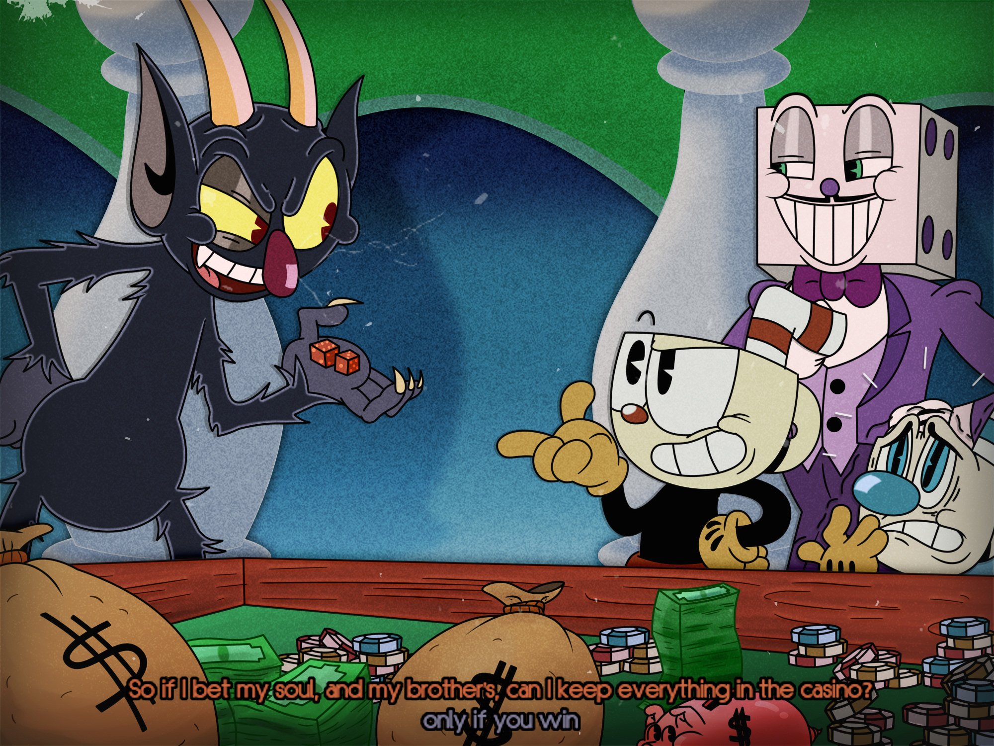 mime-toons || COMMISIONS OPEN || on Twitter: ""Don't deal with the devil"-The Cuphead show ...