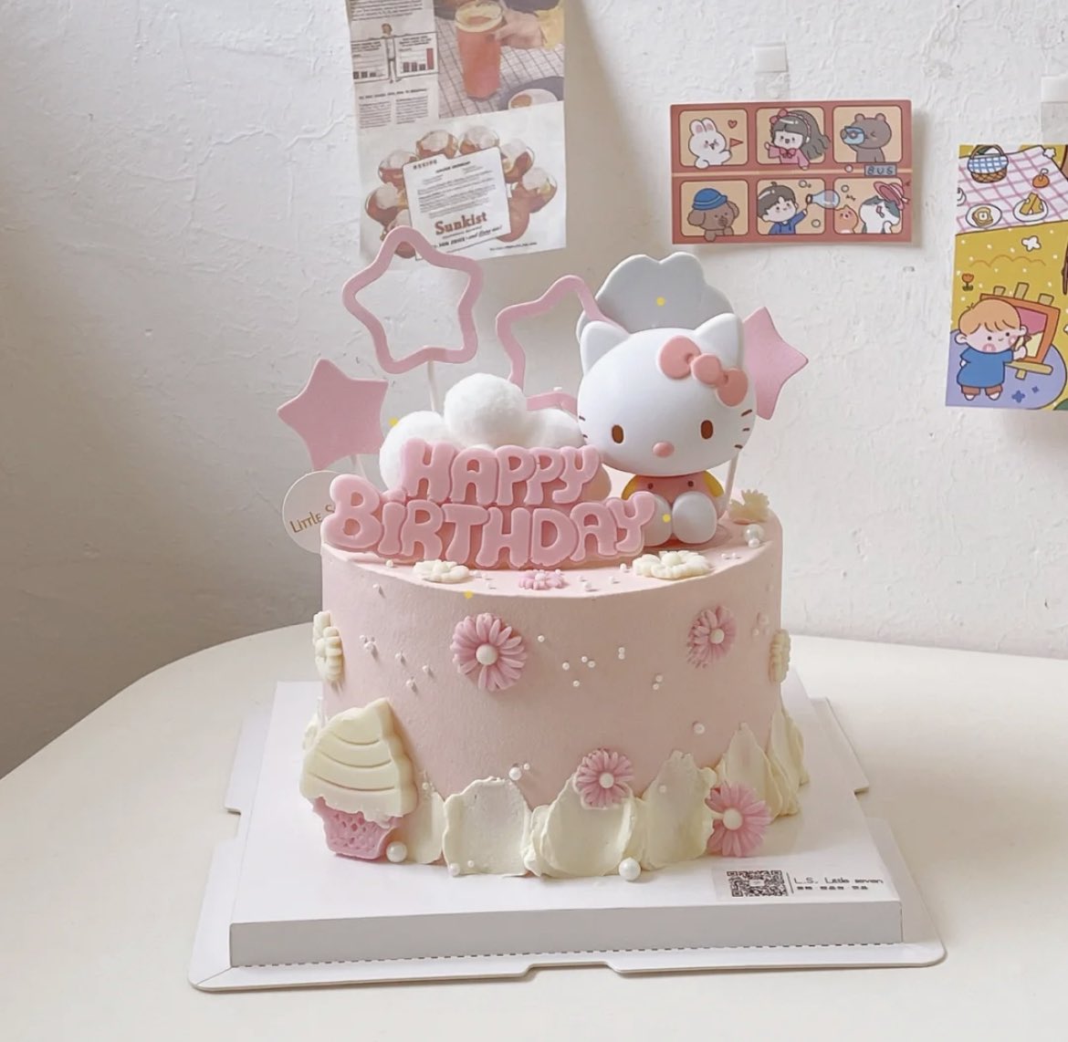 Birthday Hello Kitty Cake