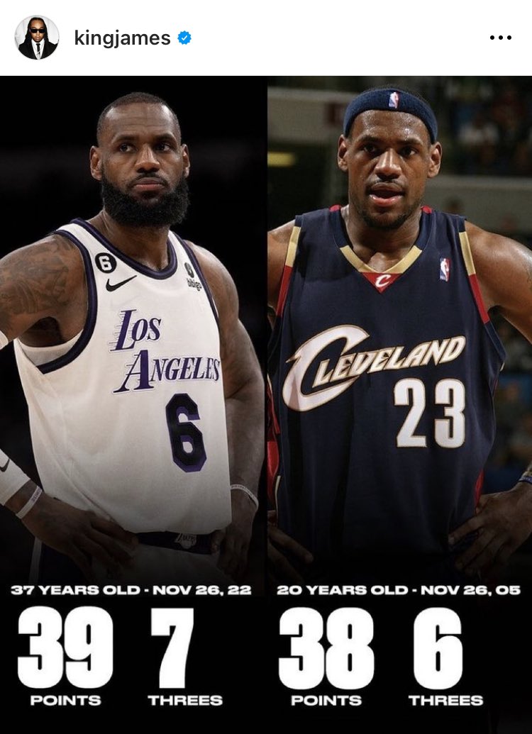 Ballislife.com on Twitter: "LeBron’s IG"