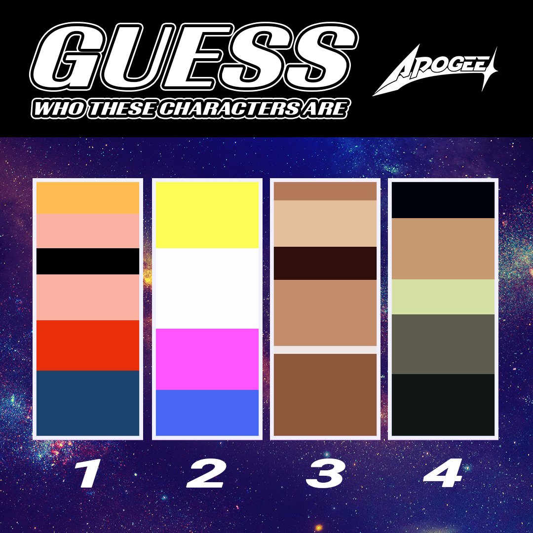 Apogee Entertainment on Twitter: "⚠️ HARD MODE: Bet you can't guess who these characters are ...