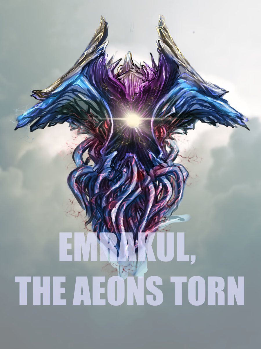 Emrakul The Aeons Torn Mtg Art Fantasy Illustration