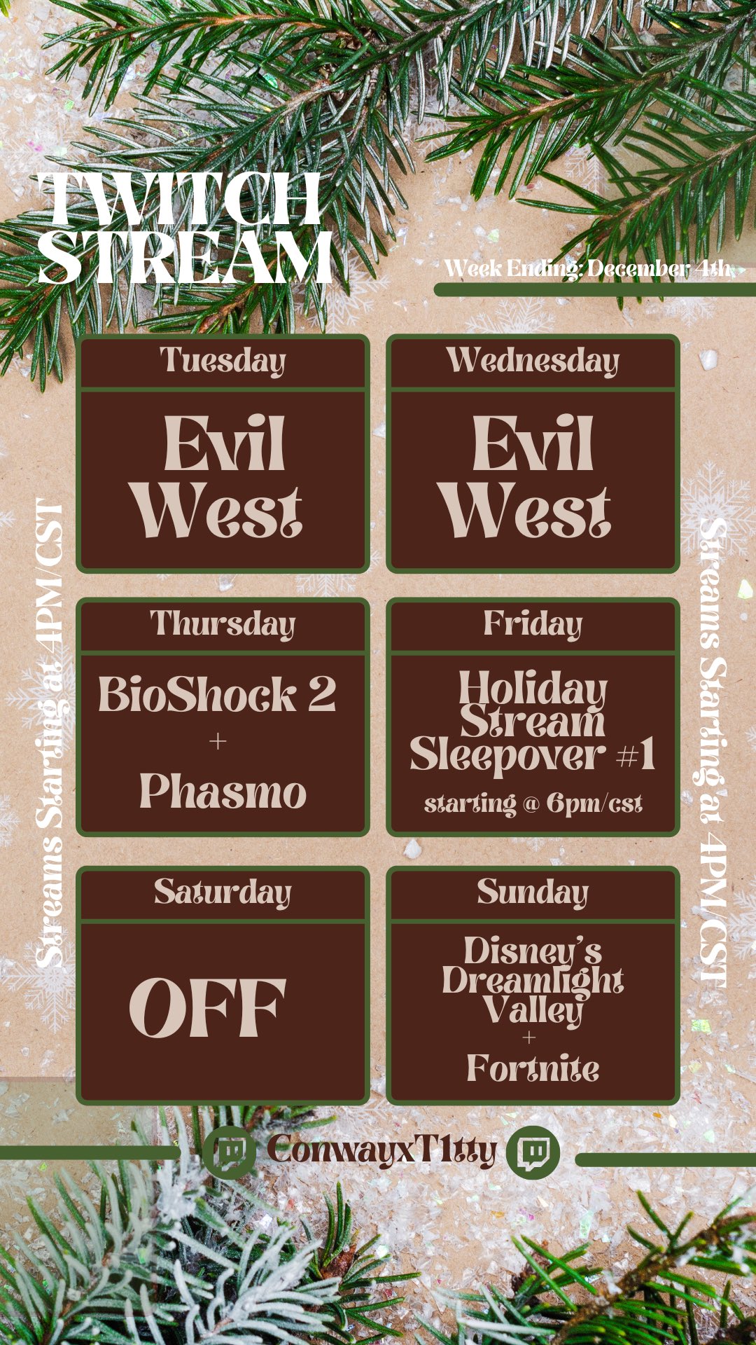 TW Pornstars - Cσɳɯ@ყ T!ƚƚყ🦬. Twitter. This weeks stream schedule ...