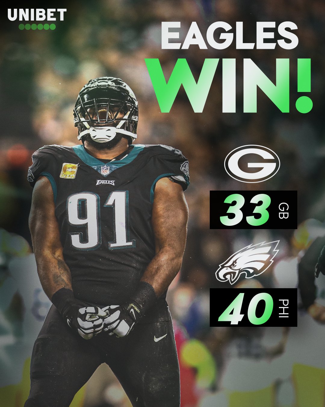 Philadelphia Eagles on Twitter: "Go Pack it up @UnibetUS | #FlyEaglesFly https://t.co/Mo1J3fFuuo ...