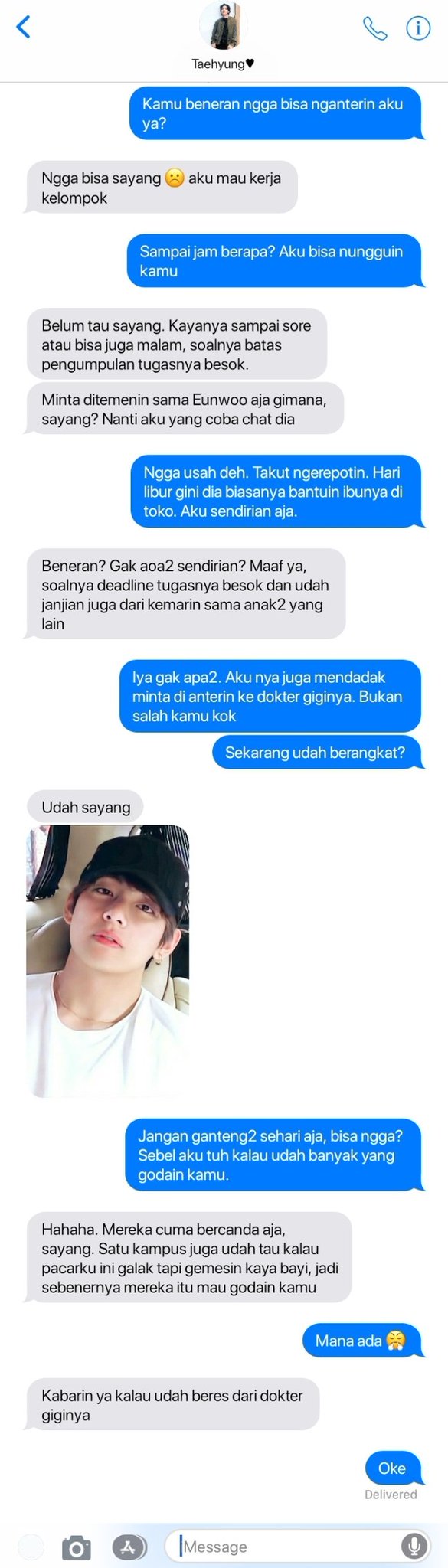 ella on Twitter: "[Taekook some tweets AU] "Lo aja ngga bisa jaga hati gue, kenapa gue harus ...