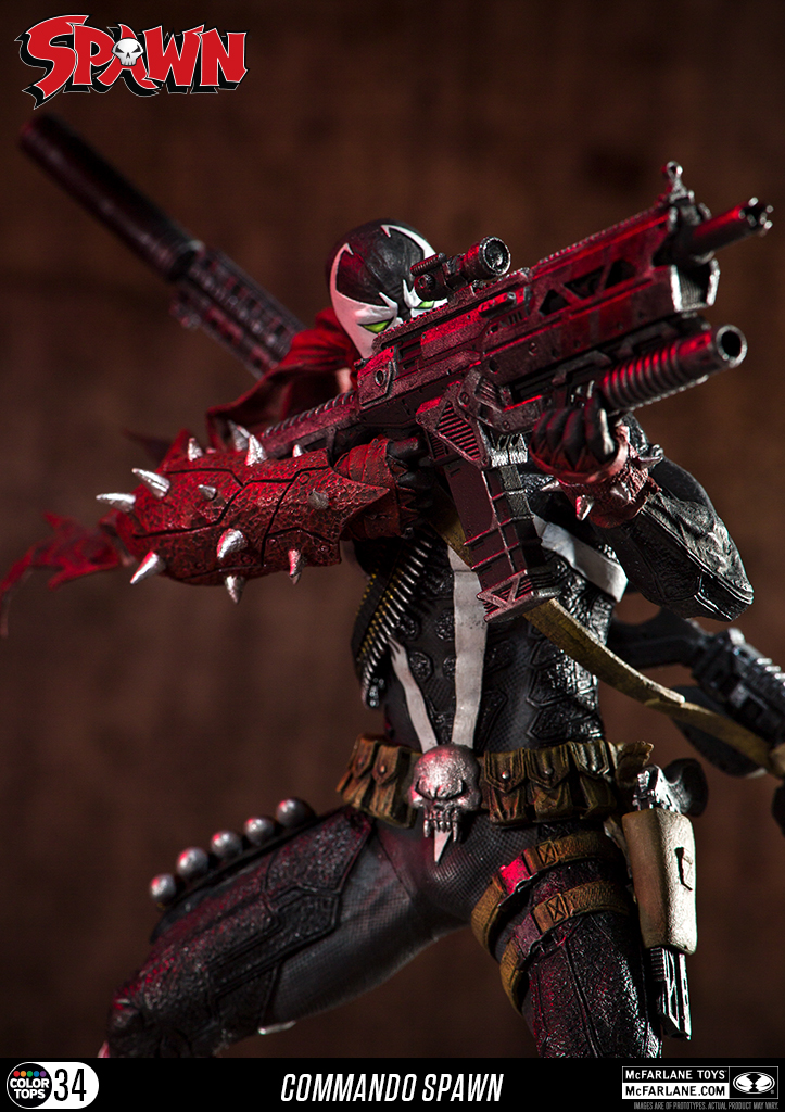 Daily Spawn Archive on Twitter: "Commando Spawn Action Figure - McFarlane Color Tops (2017) #Spawn"