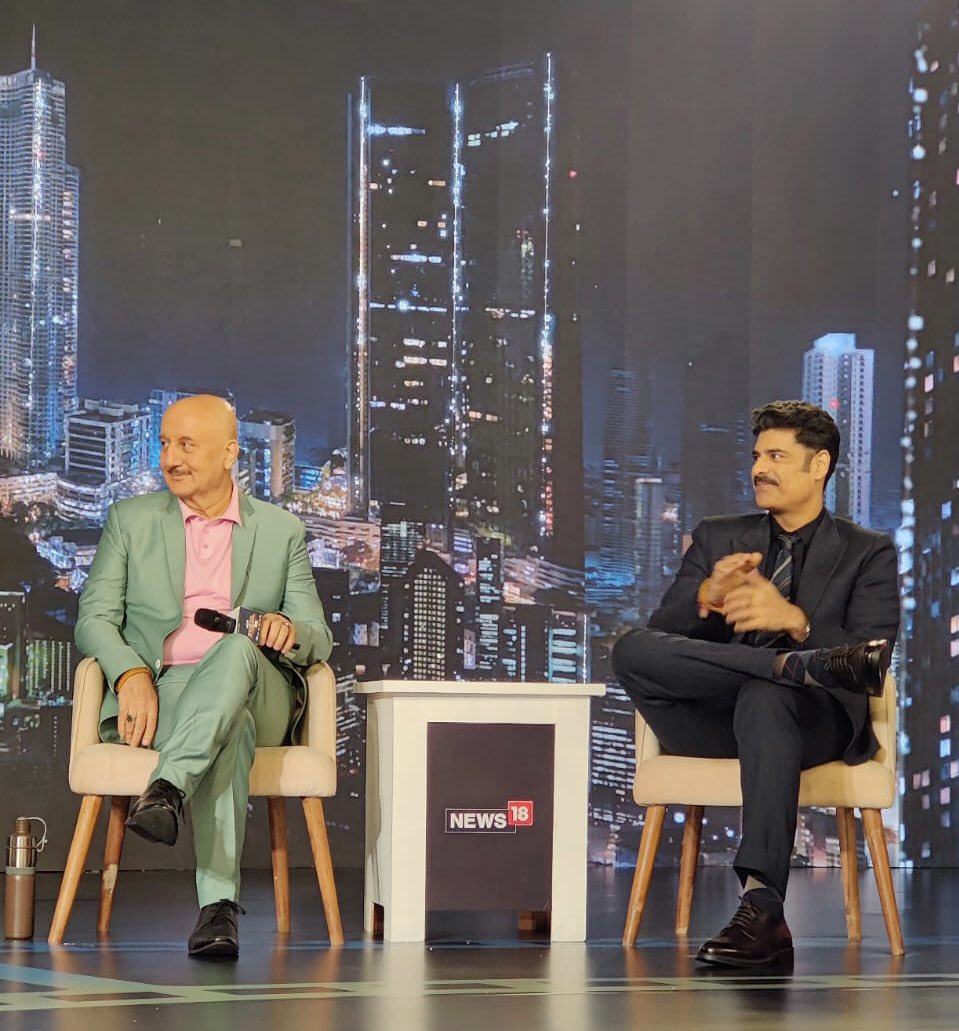 Anupam Kher on Twitter: "Thank you @News18India for giving me & @sikandarkher an opportunity to ...