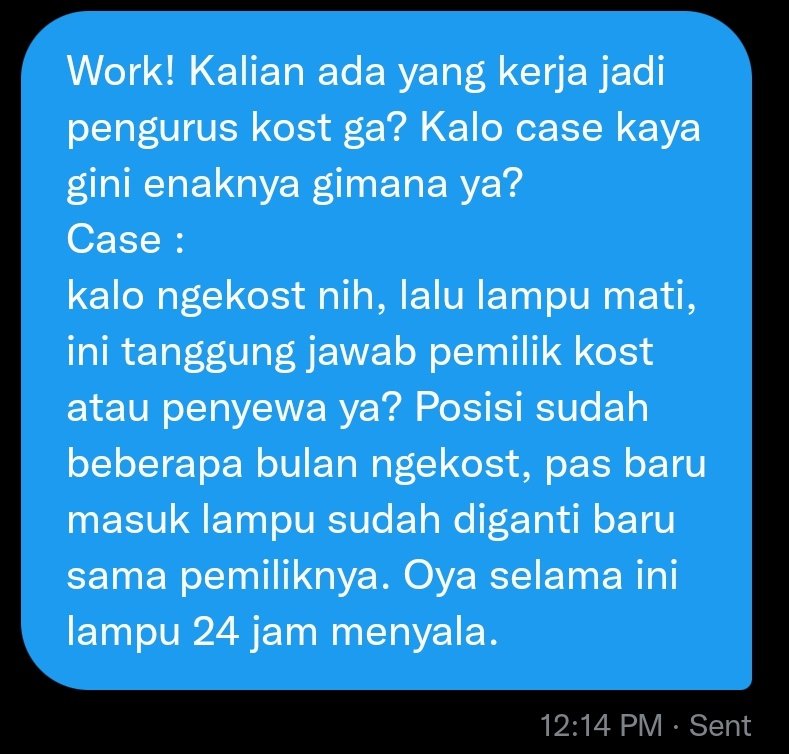 BACA RULES DI (bit.ly/worksfess) on Twitter: "Work! Aku baru jadi pengurus kost. Terus bingung ...