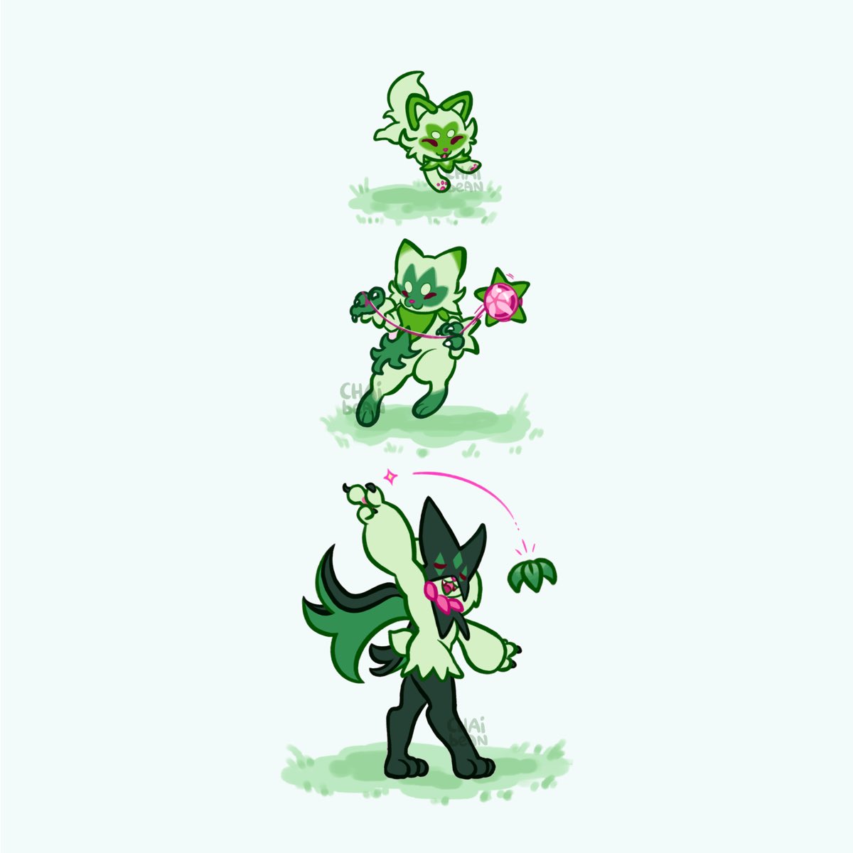 pkmn charm chai 🎄 on Twitter: "[ pkmn ] paldea starters! #PokemonScarletViolet https://t.co ...