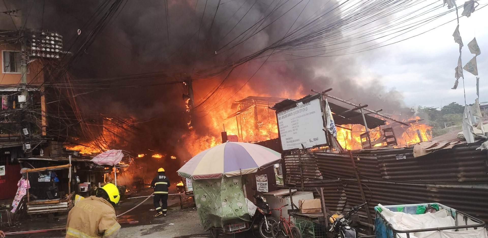 Quezon City Fire Over 250 Shanties Razed In Fire In Quezon City, The