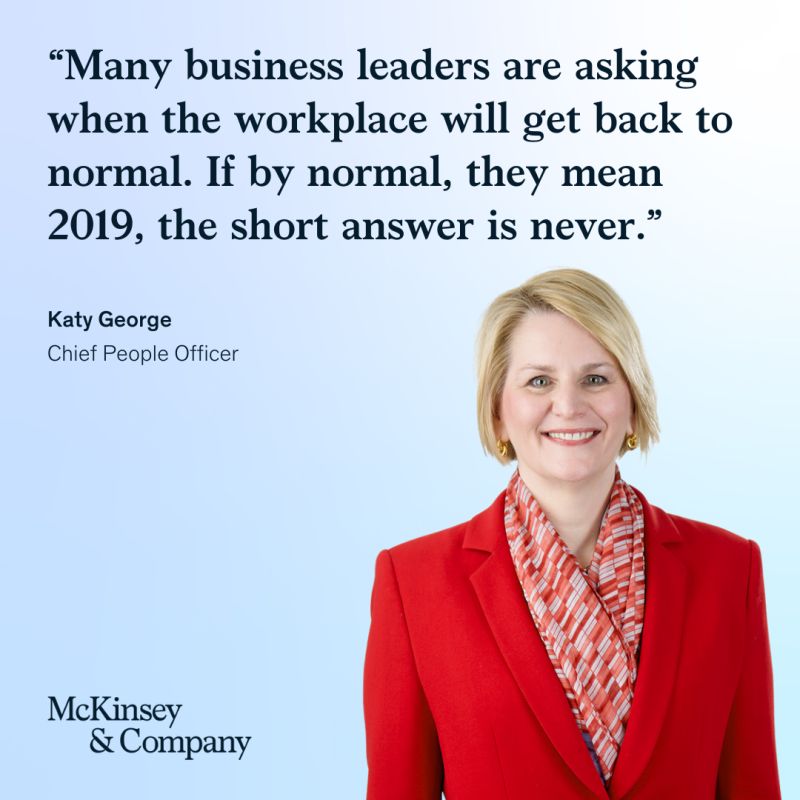 McKinsey & Company on Twitter: "McKinsey Chief People Officer Katy George shares insights in ...