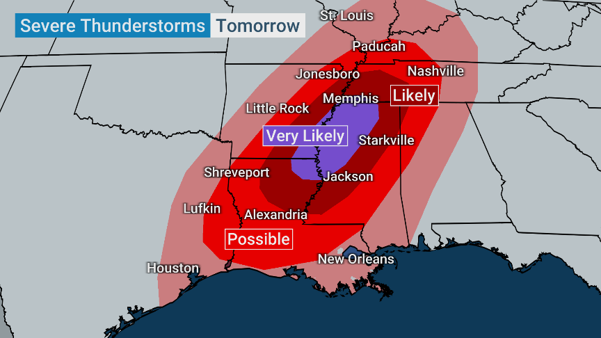 Jen Carfagno On Twitter Heads Up Severe Thunderstorms Expected
