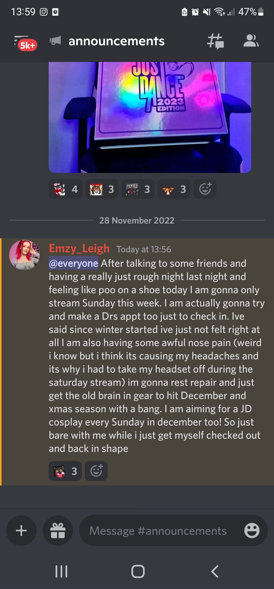 Emzy_Leigh on Twitter: "Only Sunday this week I'm sorry! https://t.co/nAJkMYLtt1" / Twitter