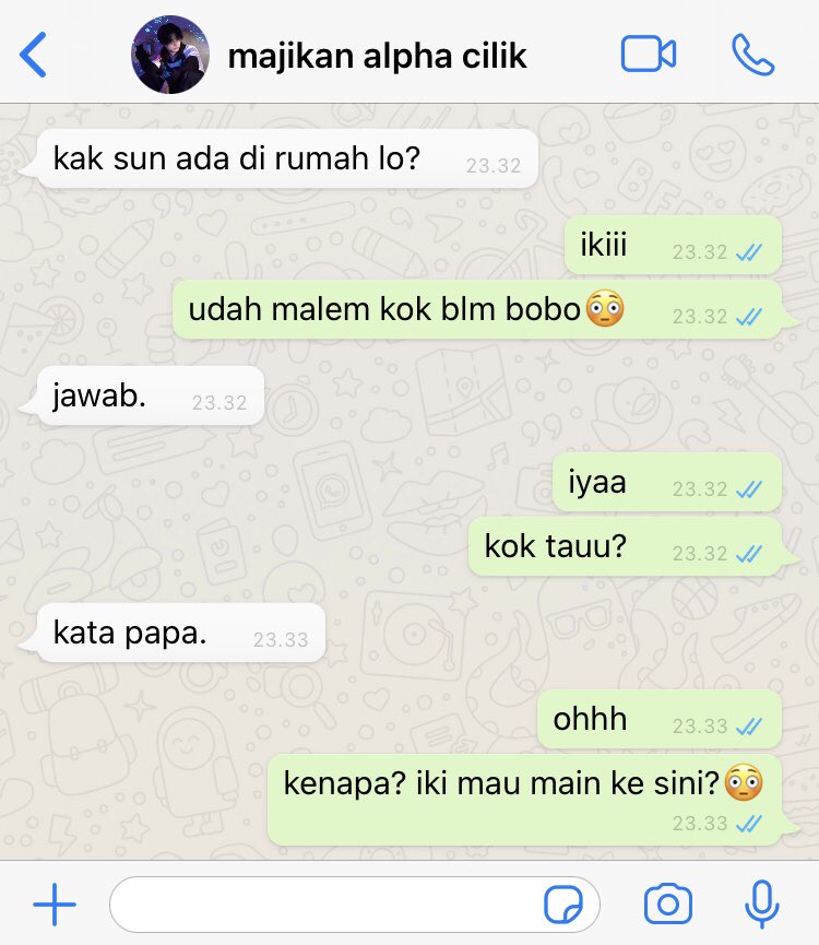 mai on Twitter: "249. dichat duluan https://t.co/kOz5MBRj2r" / Twitter