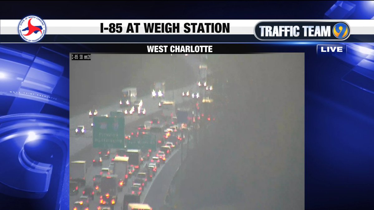 Traffic Team 9 On Twitter Alert Crash Reported I 85 Nb Near Sam