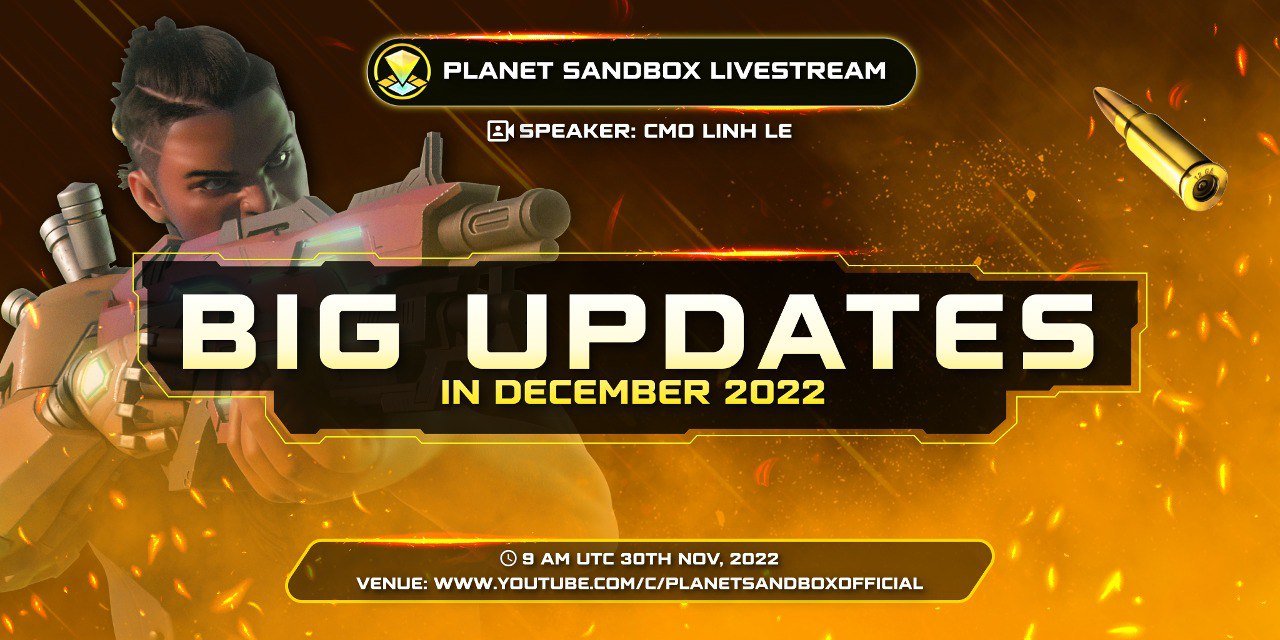 PlanetSandbox | Mobile Release this December 🔥 on Twitter: " @PlanetSandbox Livestream 👉 Topic ...