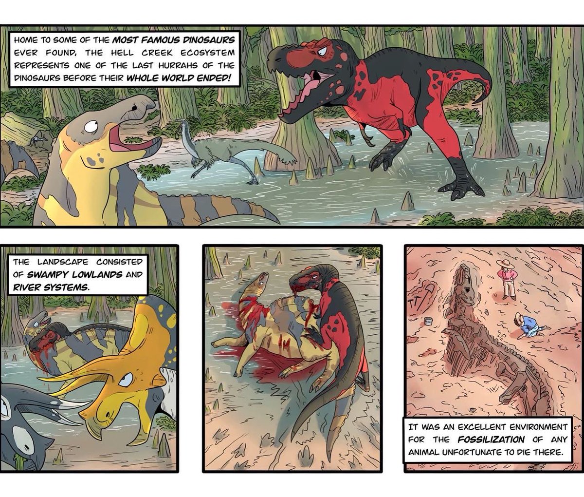 Zombie Dinosaurs Comic