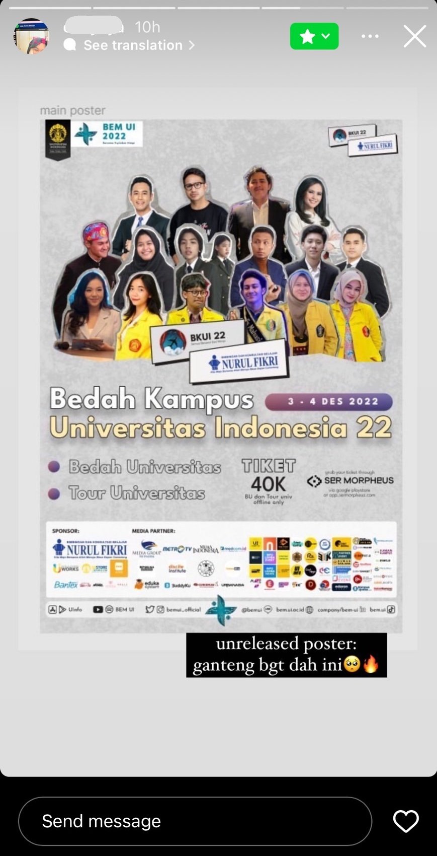 Bucin UI on Twitter: "EH DEMI APA SIH POSTER BKUI BOCOR?? OMGGG LINE UP NYA KERENN BGT ADA AYAH ...