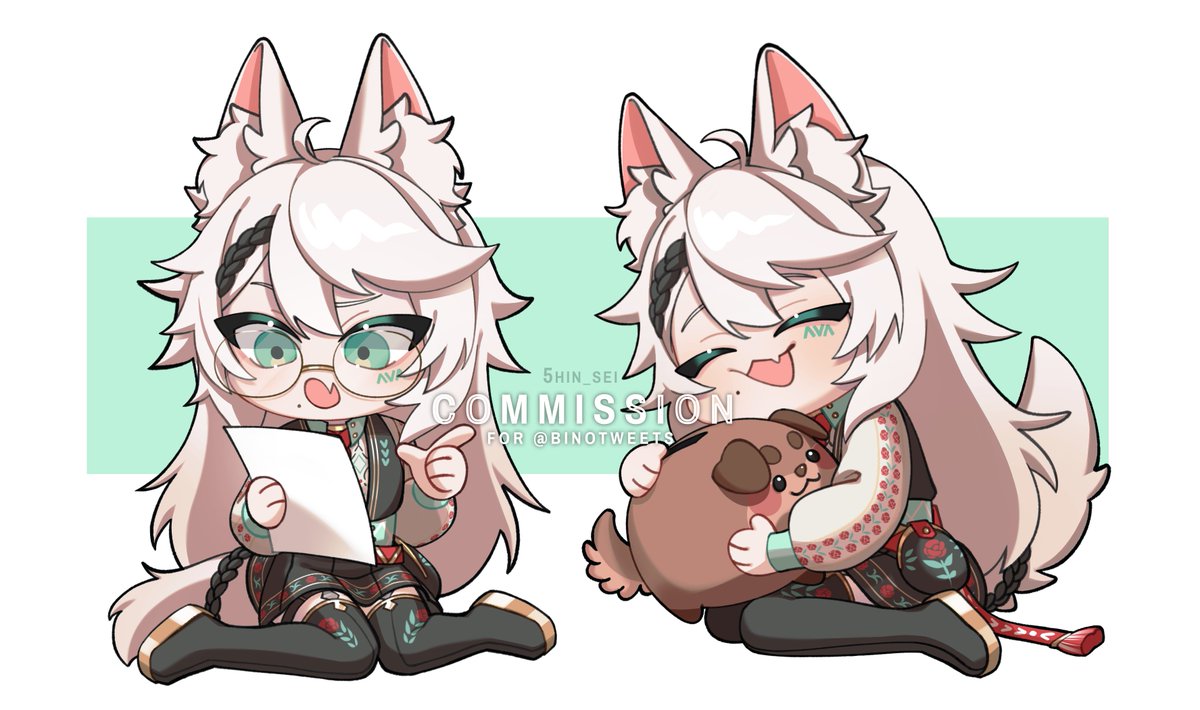 「Chibi comm for Bino! 」|Shin | comms open!のイラスト