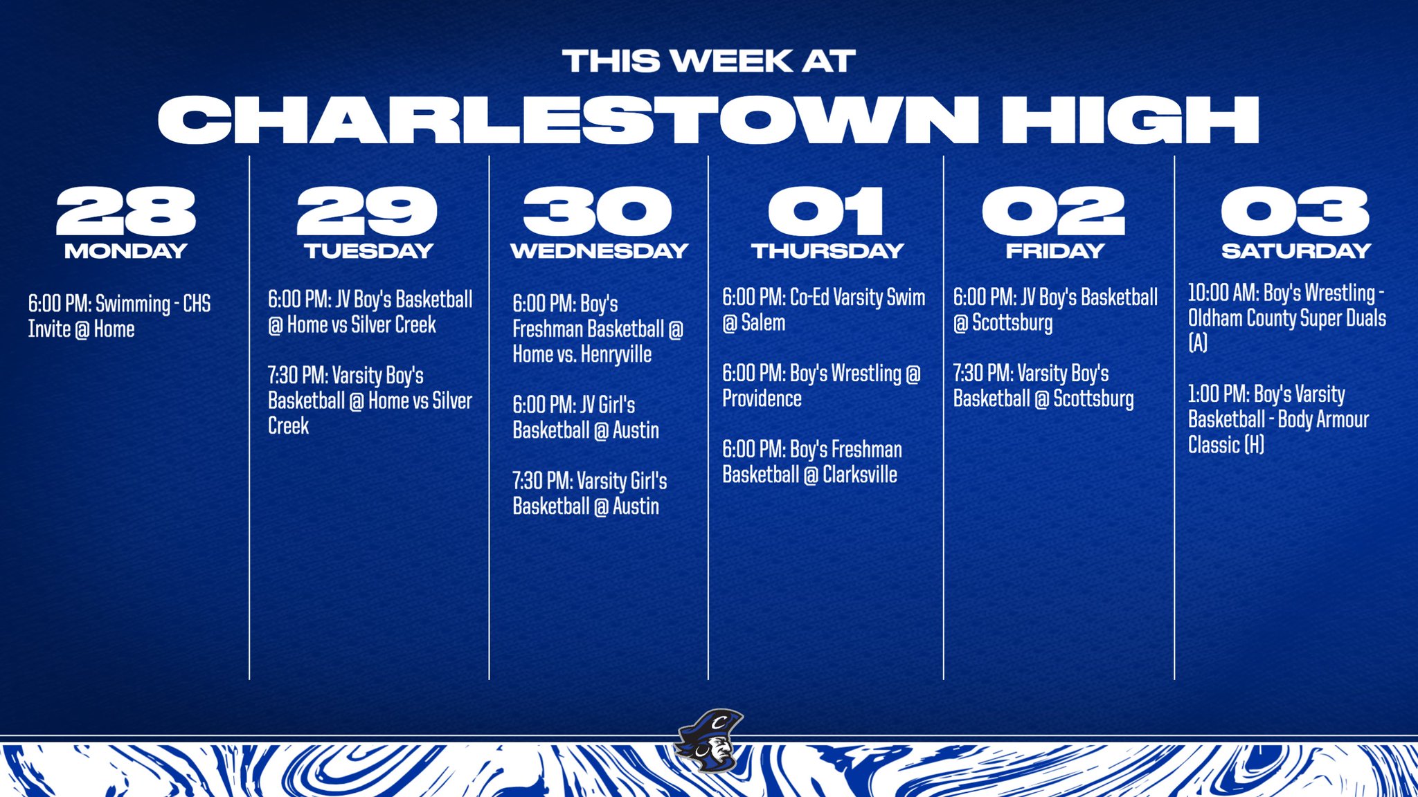 Boley and Pirates Get it Done, 46-20 over Creek | Charlestown Pirate Pride