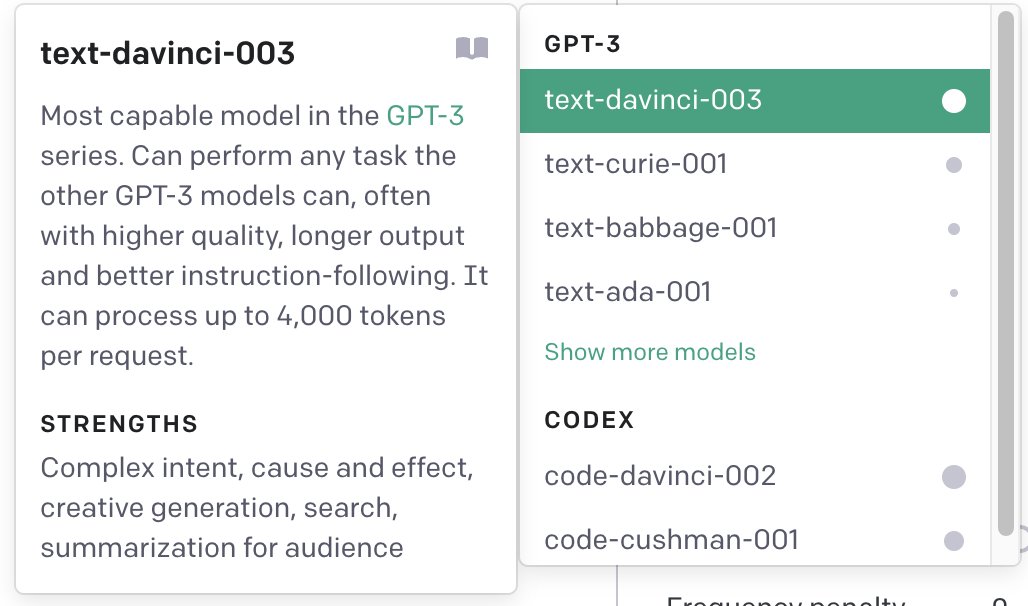 Sherwin Wu on Twitter: "We just launched a new version of GPT-3 today - text-davinci-003! It's ...