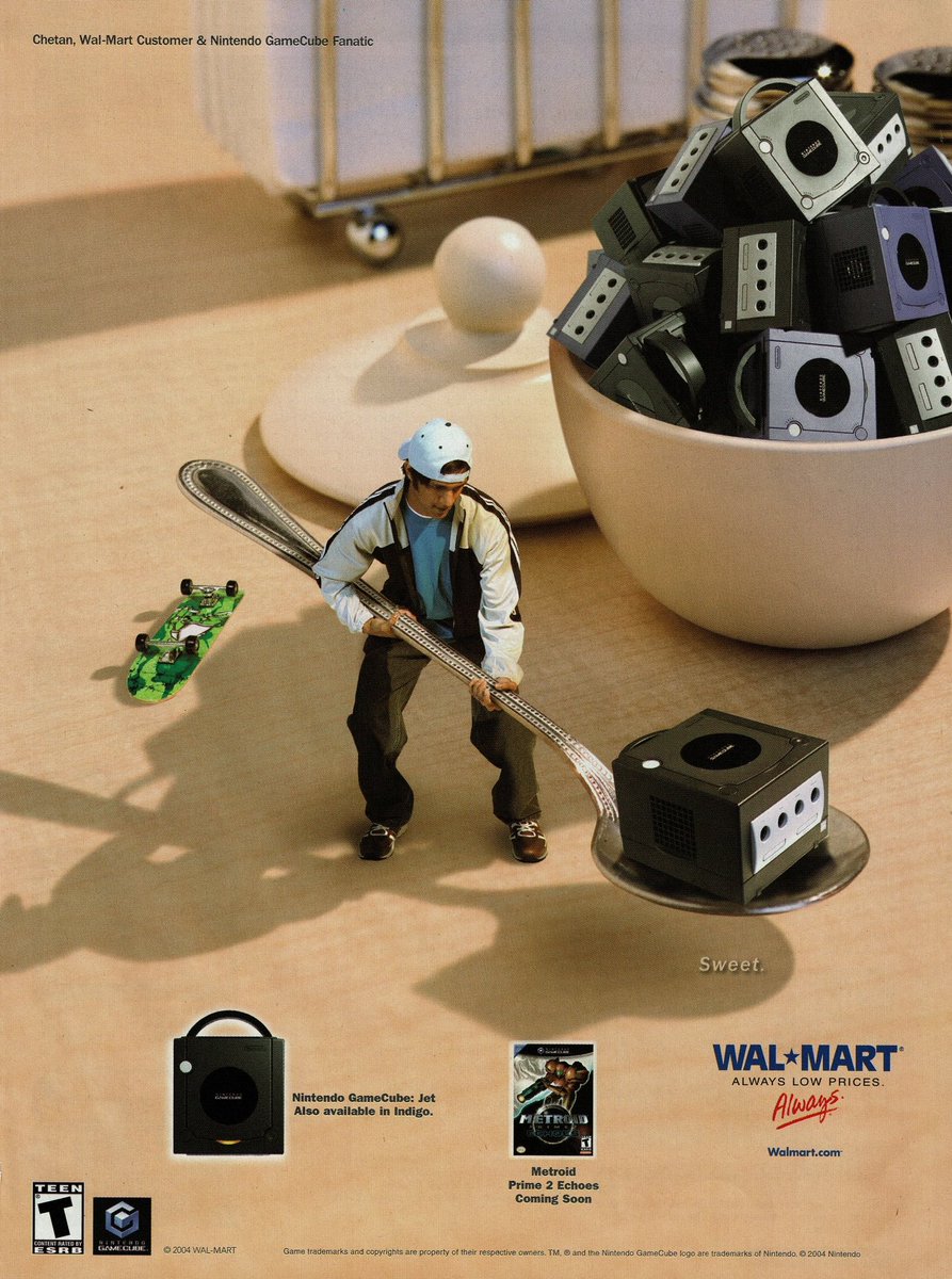 Nintendo GameCube \ Metroid Prime 2: Echoes - Walmart ad (2004 ...