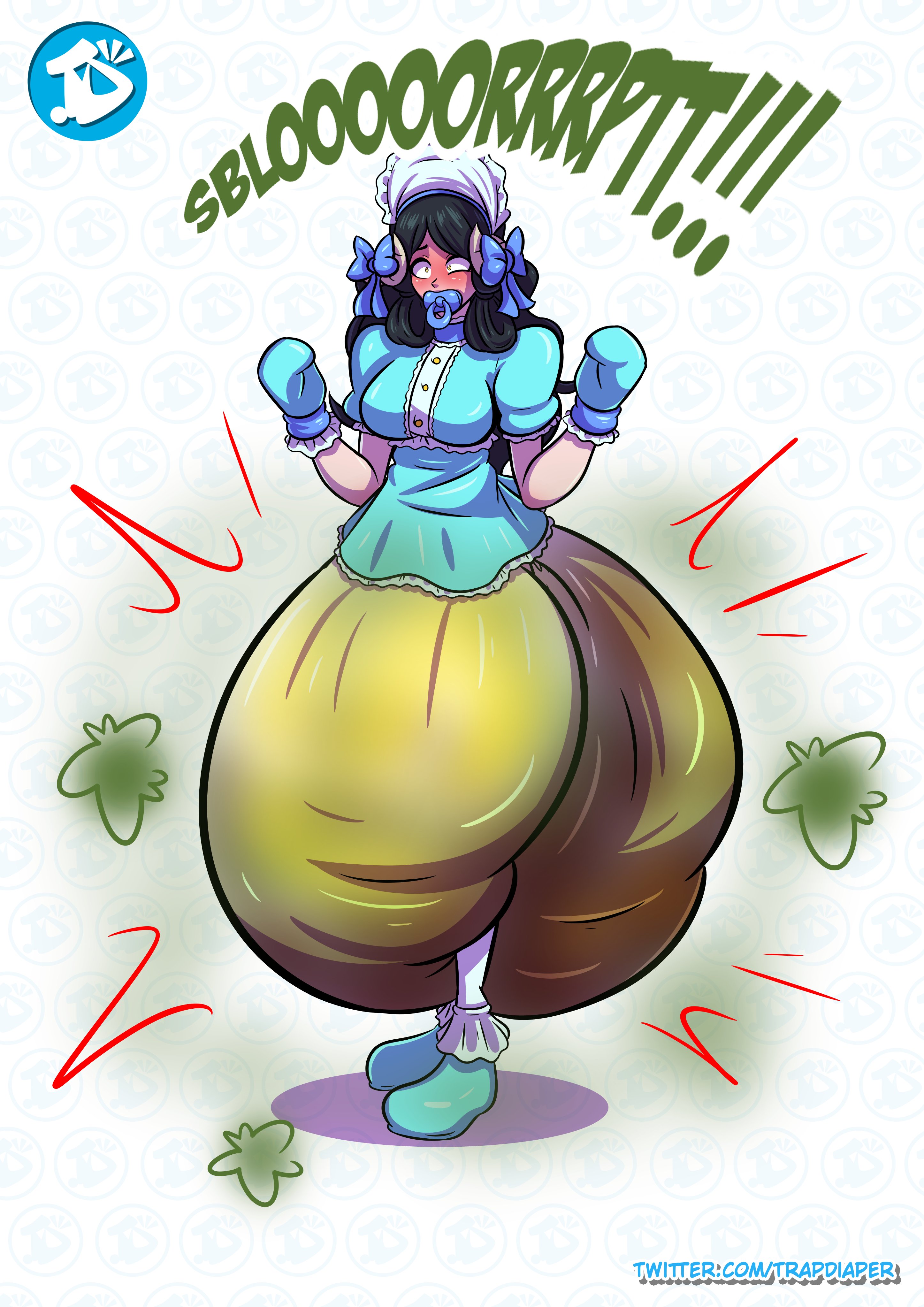 Trap Diaper 🔞 ~commissions Open~ 🏳️‍⚧️ On Twitter Comm Little Lamb Back In Diapers For