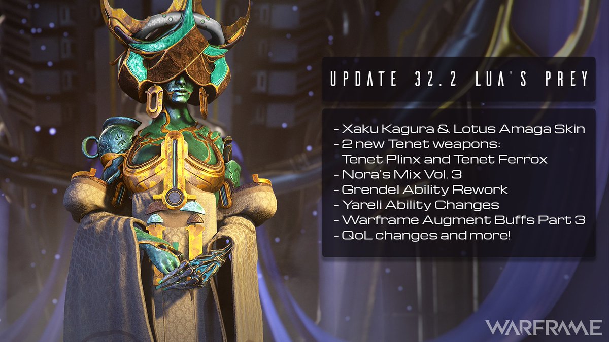 WARFRAME on Twitter: "Lua's Prey also arrives with a new Nightwave Mix, Warframe Ability Changes ...