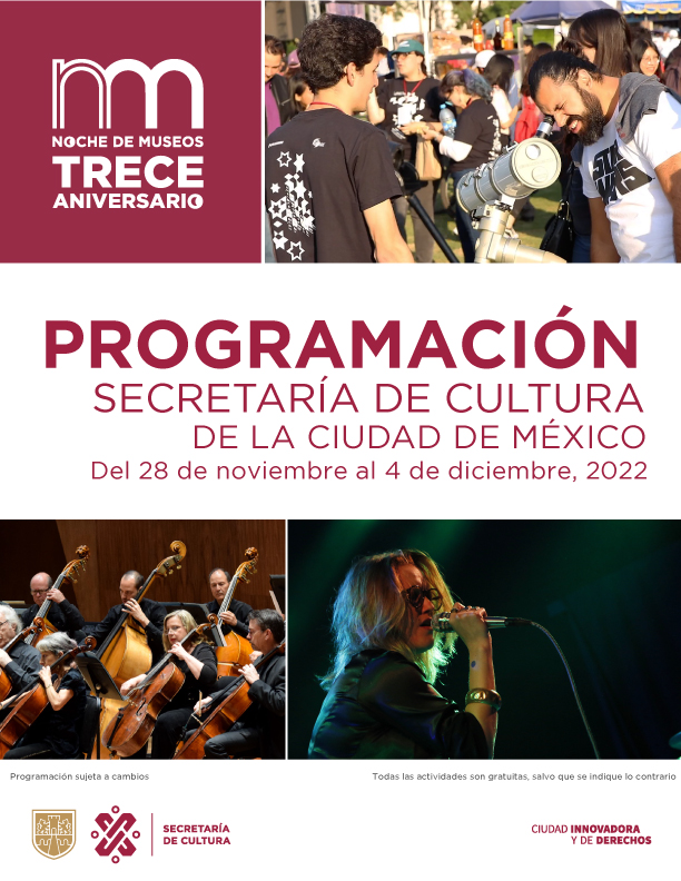 Secretaría de Cultura de la Ciudad de México on Twitter: "📢 Consulta la #CarteleraCdMx de ...