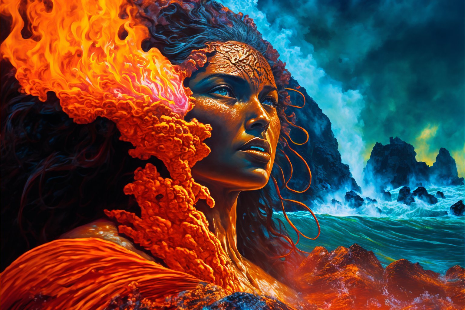 Volcano Goddess Pele Hawaii
