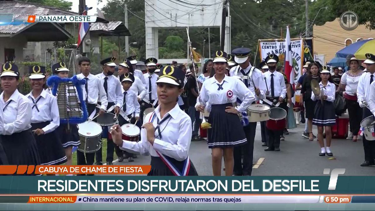 El corregimiento de Cabuya, en Panamá Oeste, celebró también su aniversario 117, con un desfile ...