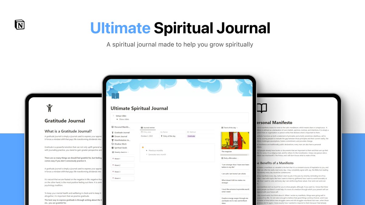 The Ultimate Spiritual Journal. An all-in-one journaling experience ...