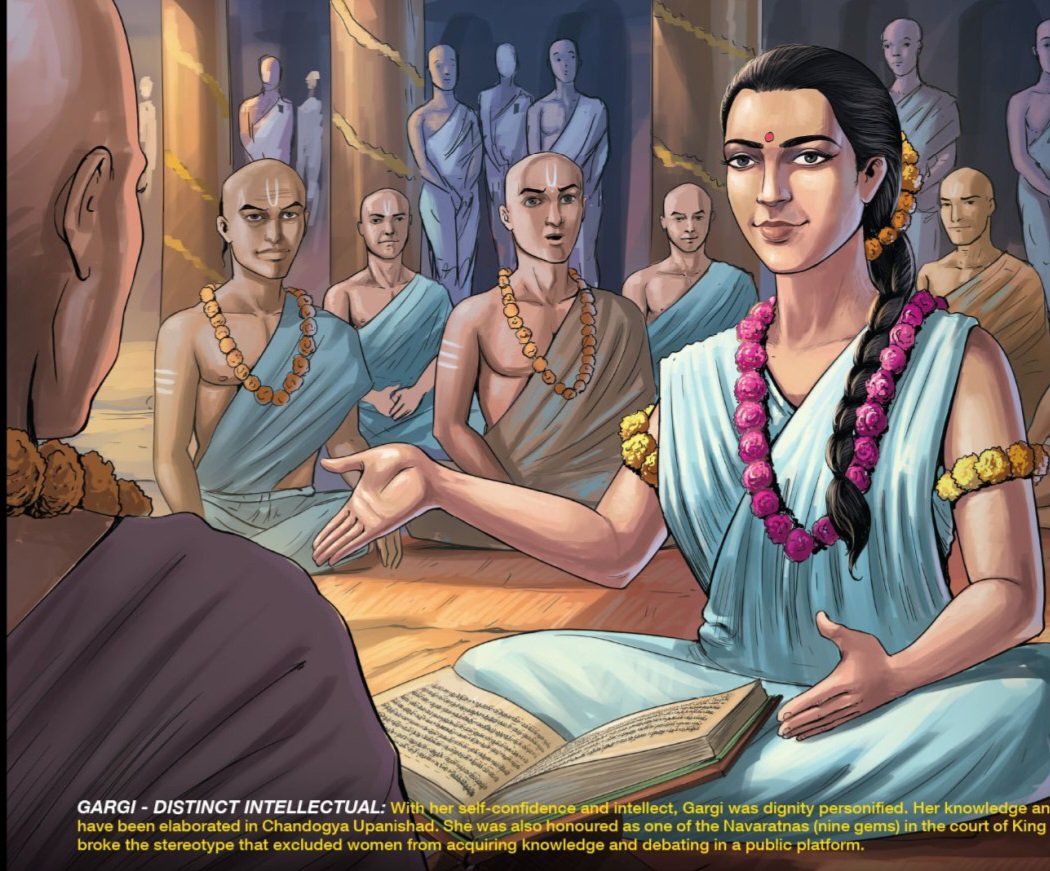 Did you know? ⚜️Female Rishis of the Vedic Bharat were called Rishikas ...