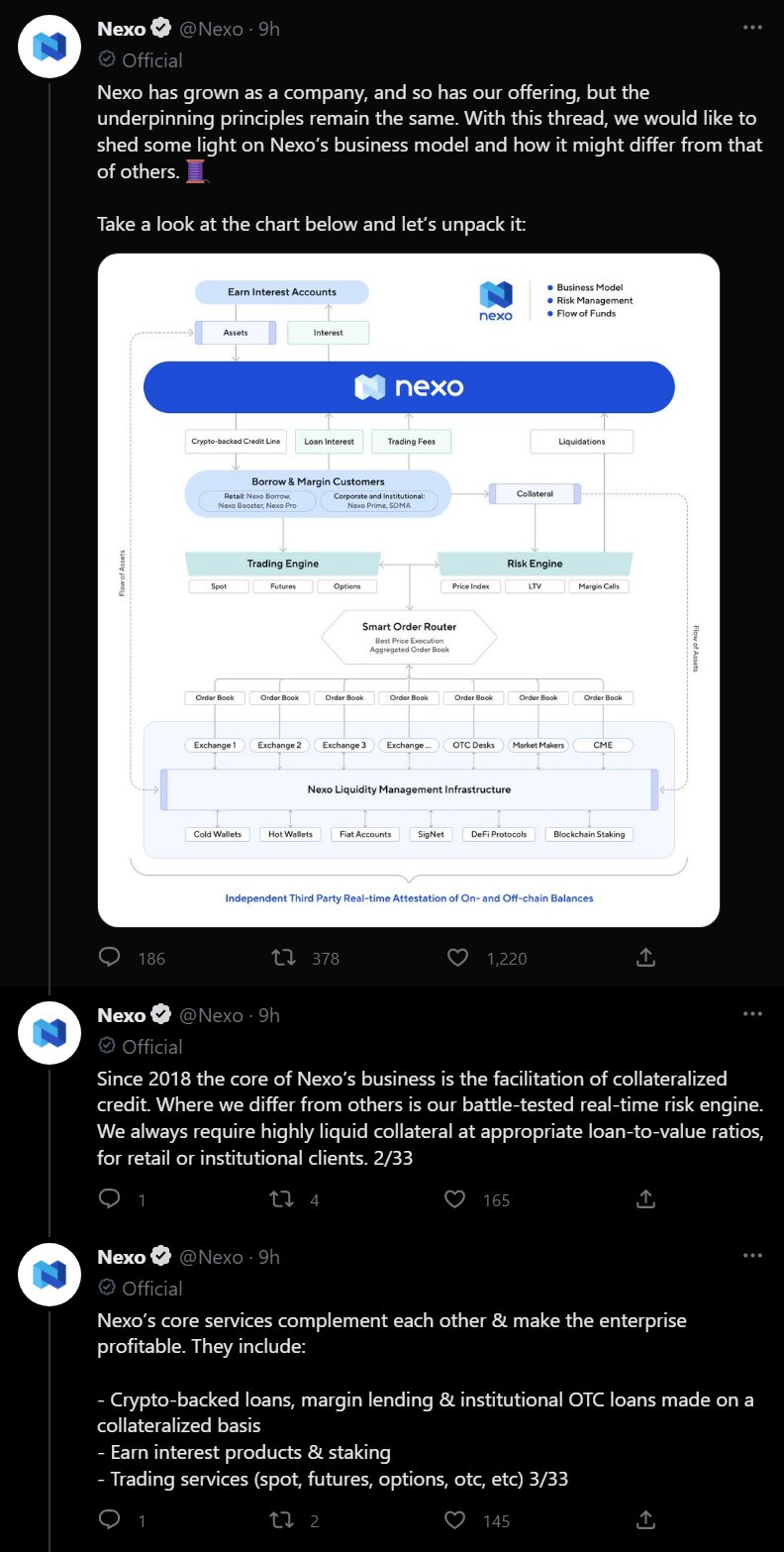 Bitfinex’ed 🔥🐧 Alldafuda Research on Twitter: "NEXO IS A PONZI SCHEME. Same business model as ...