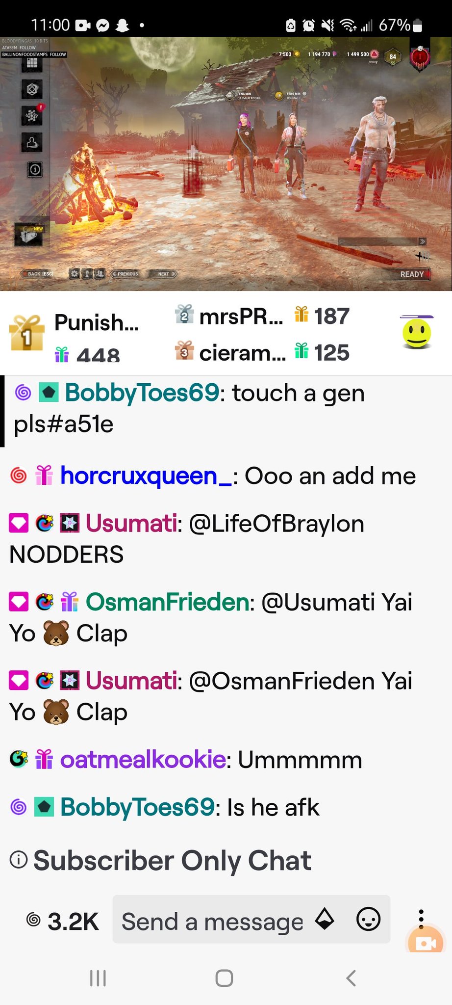 Ashley Vansluytman on Twitter: "@bannedimprobzz he's afk on stream right now , I literally ...