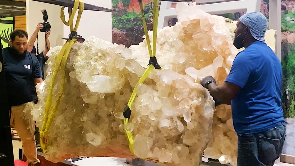 What it took to move this eight thousand pound crystal to the ...