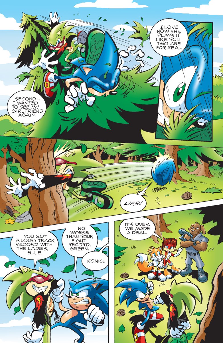 Hourly Archie Sonic On Twitter From Sonic The Hedgehog Issue 165