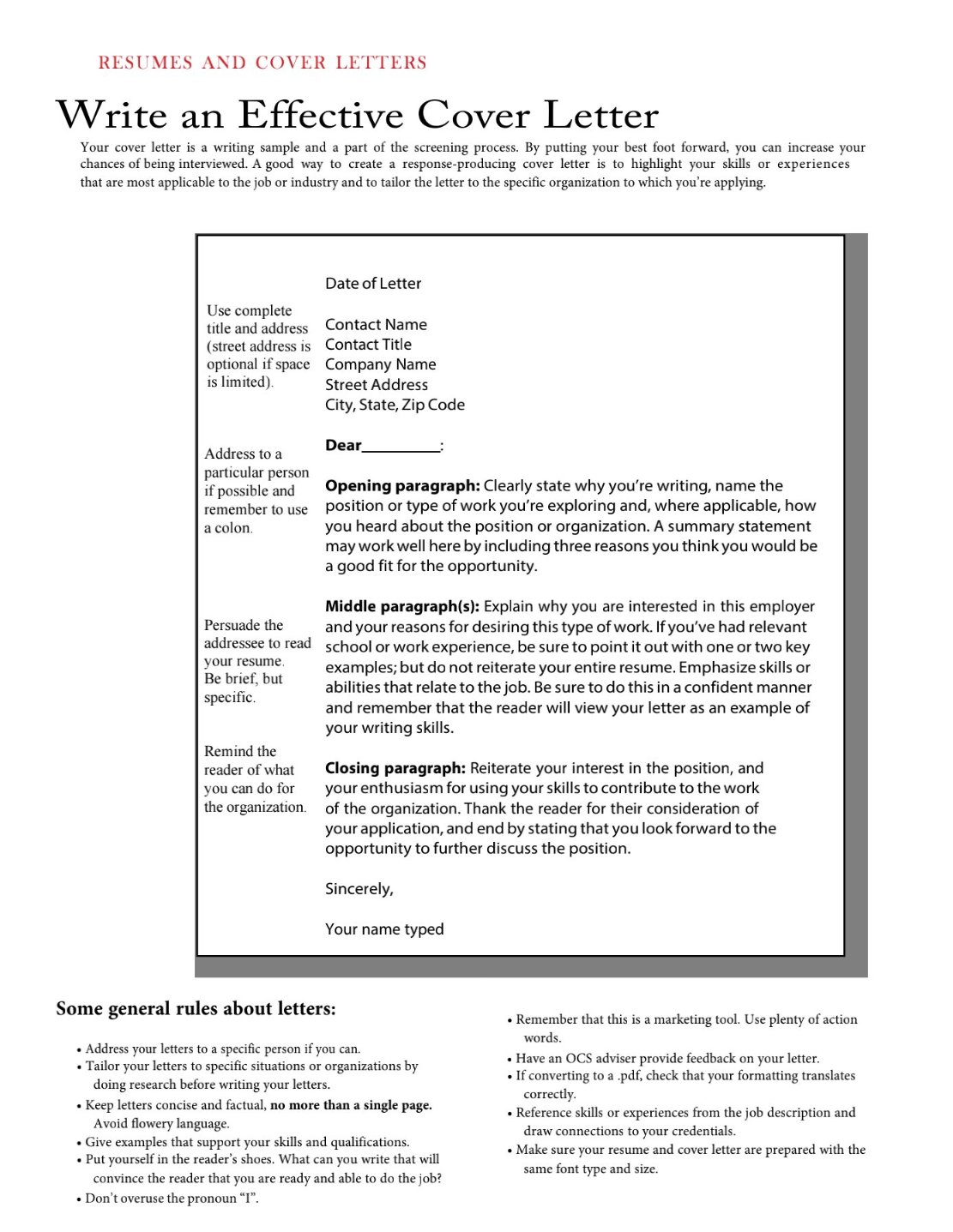 Cover Letter Examples Harvard
