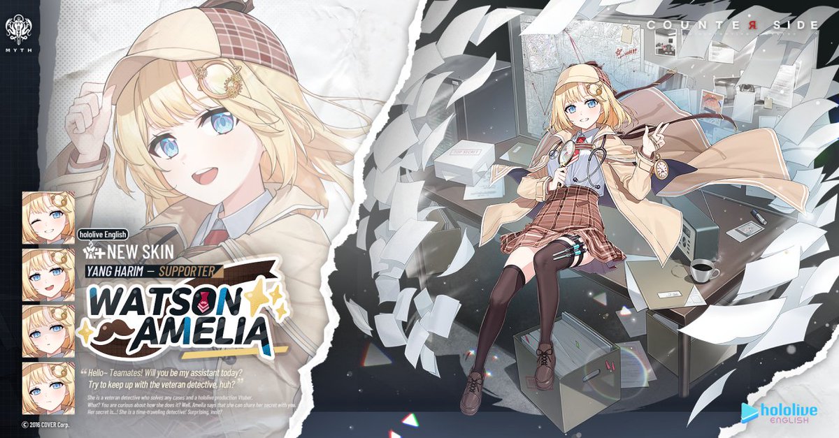 Amelia Watson🔎holoEN on Twitter: Amelia Watson🔎holoEN on Twitter: