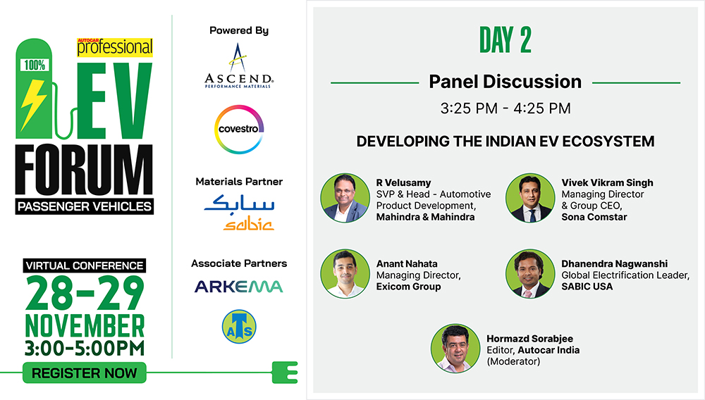 Autocar Professional on Twitter: "Sona Comstar's Vivek Vikram Singh: "2 ways to drive EV parts ...