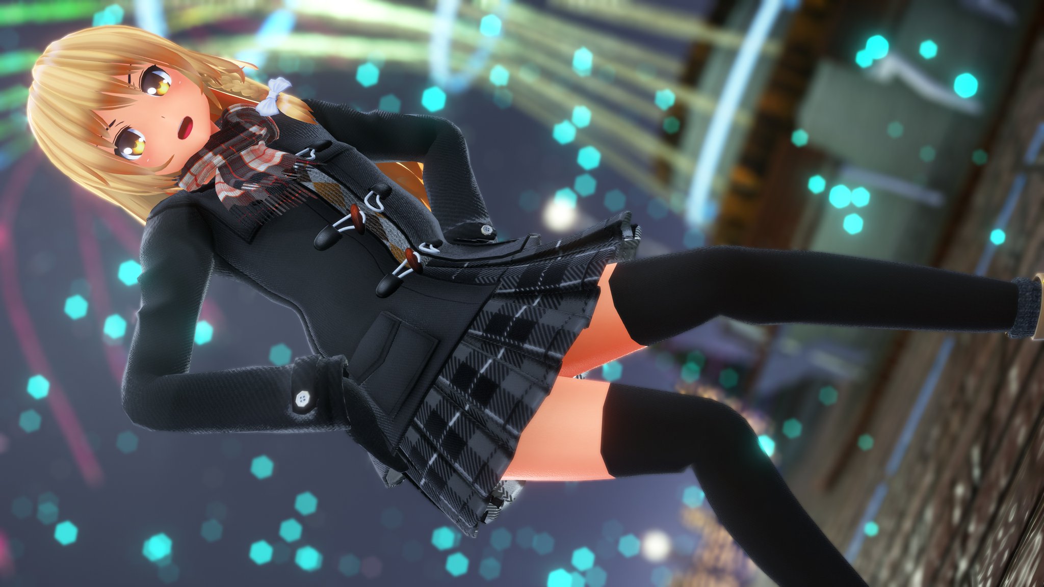 8THMMD on Twitter: "魔理沙で「恋の魔法」制作中。 振付：いりぽん先生様 トレース元：七河みこ様 ダンスモーション：すとろん様 魔理沙：歌奈斗様、アールビット様 展望台 ...