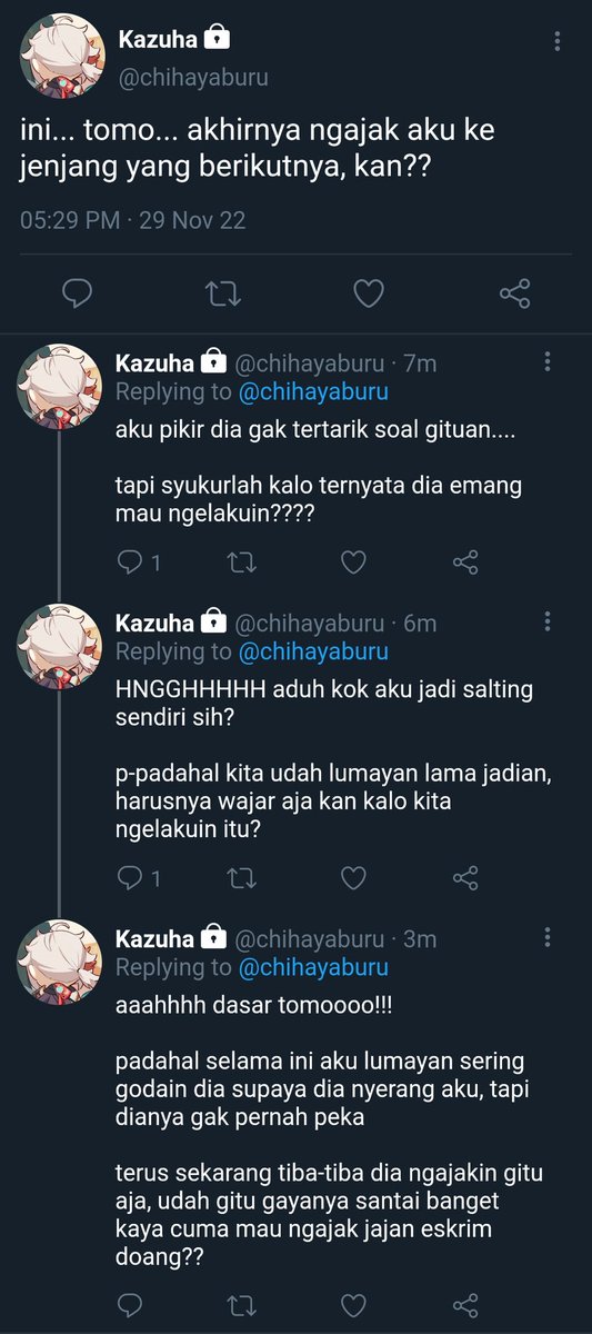 ON 📩 | BACA RULES DI LIKES on Twitter: "cw // bxb, slight nsfw, tfw ketika pacar kamu gak pekaan ...