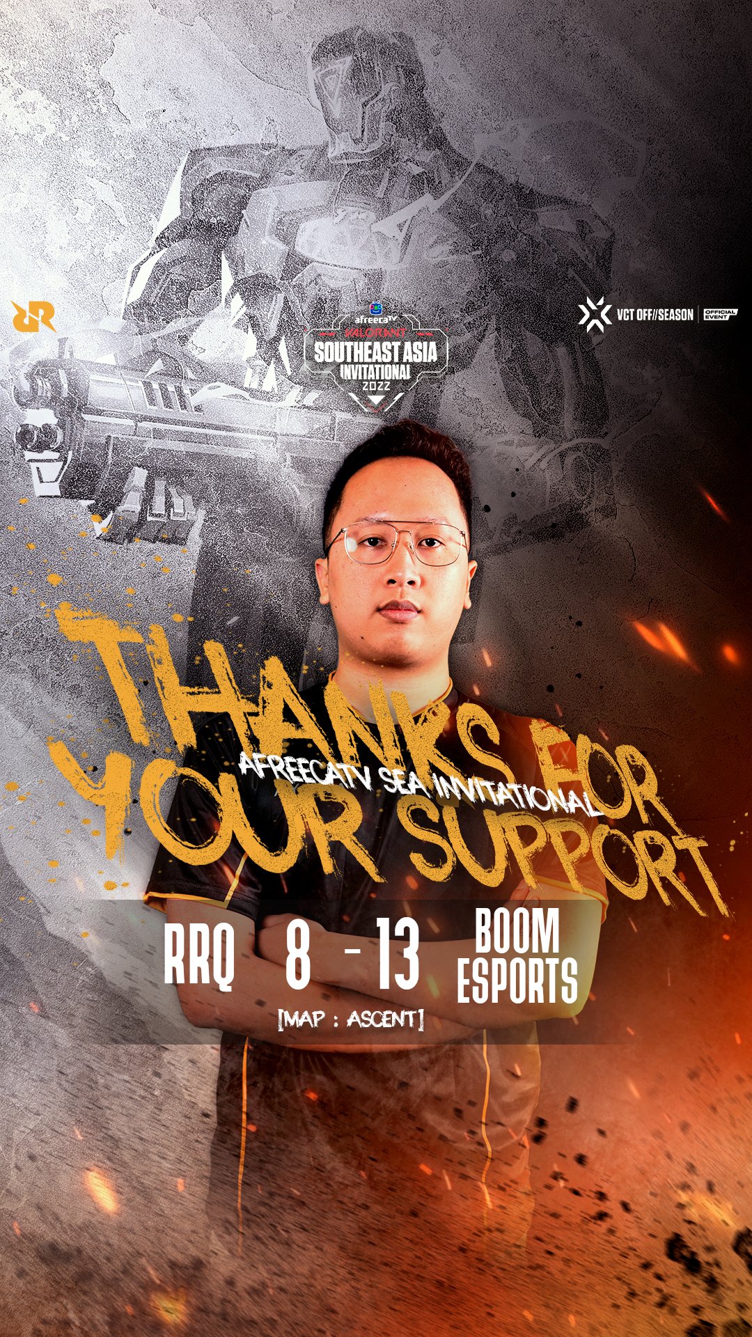 Team RRQ on Twitter: "It's a shame that RRQ struggle had to stop at the AfreecaTV SEA ...